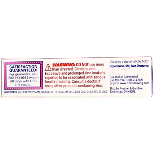 Fixodent Denture Adhesive Cream Original 1.40 oz (Pack of 2)