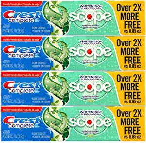 crest whitening plus scope toothpaste minty fresh striped 2.70 oz (pack of 4)