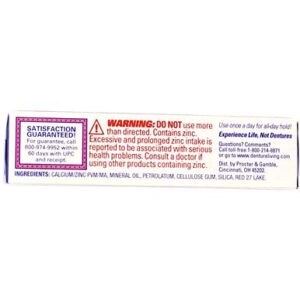 Fixodent Denture Adhesive Cream Original, Multi, 0.75 Oz, Pack of 4