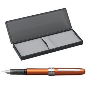 Platinum Fountain Pen, Plaisir Fine Nib, Nova-Orange (Pgb-1000#25-F)