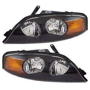 forest river georgetown 2002-2005 rv motorhome pair (left & right) replacement front headlights with bulbs