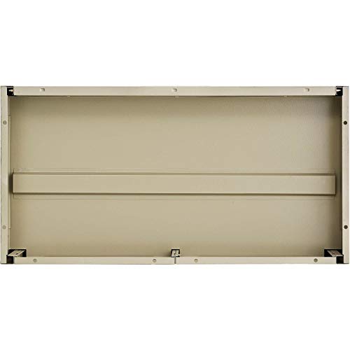 Global Industrial Assembled Janitorial Cabinet, 36x18x72, Tan