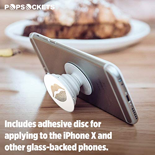 PopSockets: Collapsible Grip & Stand for Phones and Tablets - Gold Lips