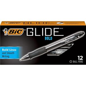 velocity ballpoint retractable pen, black ink, bold, dozen, sold as 12 each