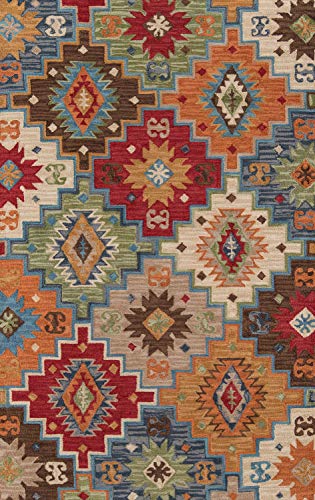 Momeni Rugs Tangier Collection Area Rug, 3'6" x 5'6", Multicolor