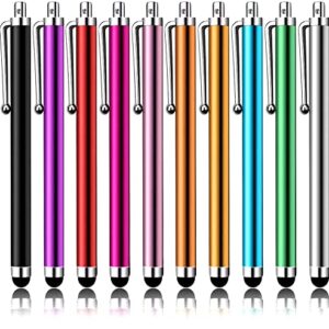 Stylus Pens for Touch Screens, LIBERRWAY Pen 10 Pack of Pink Purple Black Green Silver Universal Screen Capacitive Compatible with Kindle ipad iPhone Samsung