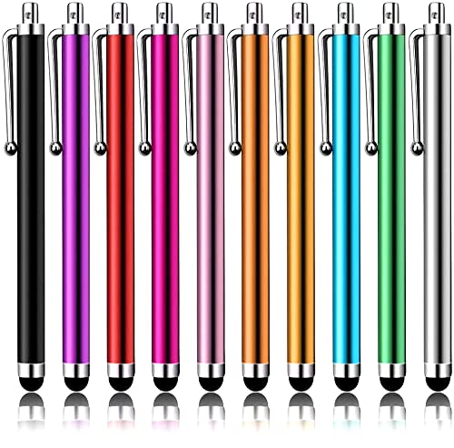 Stylus Pens for Touch Screens, LIBERRWAY Pen 10 Pack of Pink Purple Black Green Silver Universal Screen Capacitive Compatible with Kindle ipad iPhone Samsung