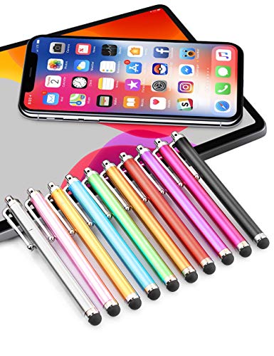 Stylus Pens for Touch Screens, LIBERRWAY Pen 10 Pack of Pink Purple Black Green Silver Universal Screen Capacitive Compatible with Kindle ipad iPhone Samsung