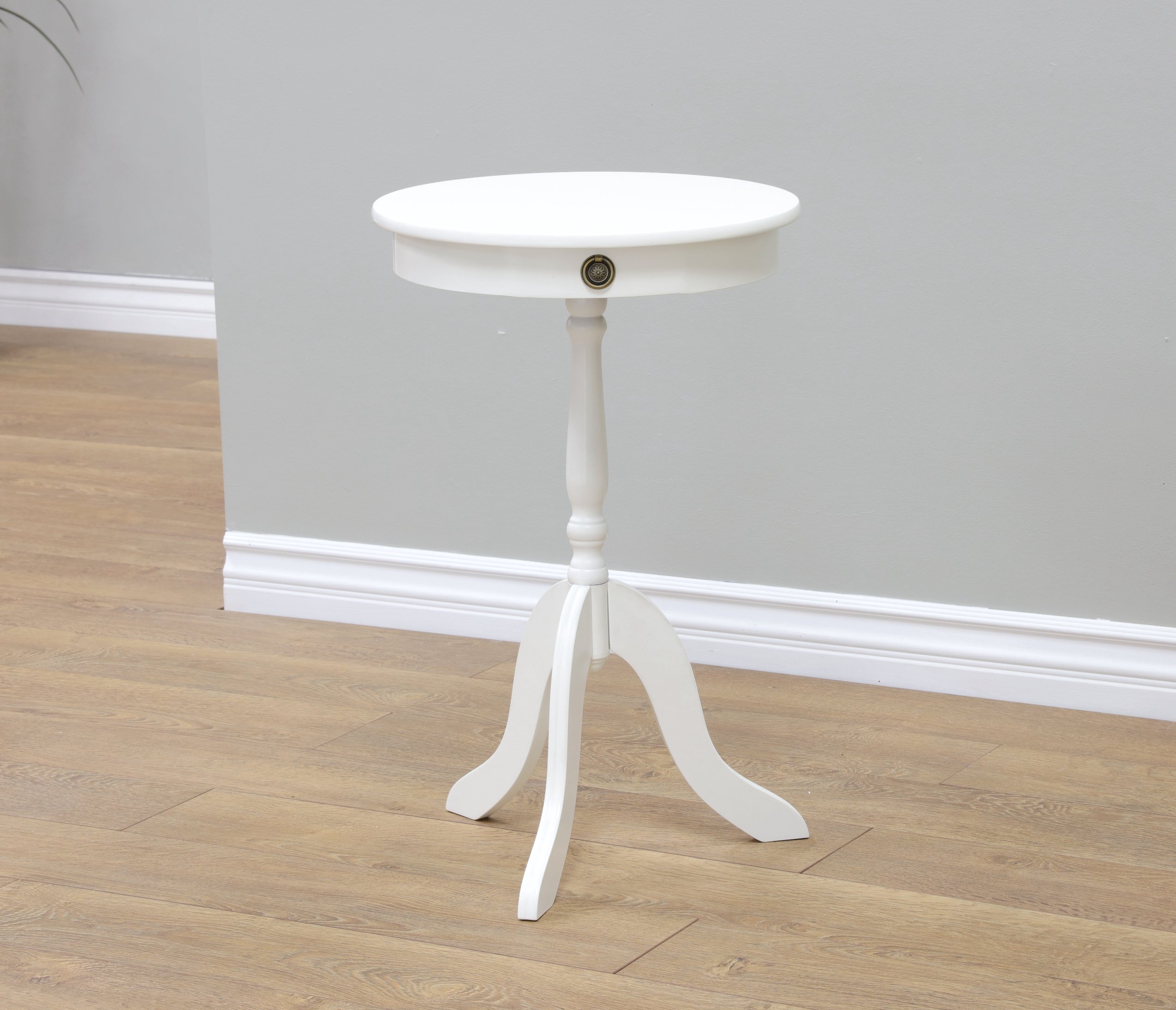 Frenchi Furniture Table, 15.76 in x 15.76 in x 24.82 in, White