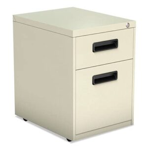 alera alepabfpy metal 2-drawer 14.96 in. x 19.29 in. x 21.65 in. pedestal file - putty