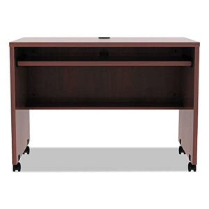 alera aleva204224mc valencia series 41.38 in. x 23.63 in. x 30 in. mobile workstation desk - medium cherry