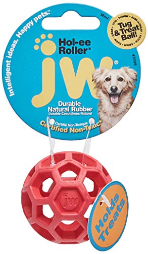 JW Pet Company Mini Hol-ee Roller Dog Toy, Colors Vary - Pack of 3, Small