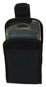 agora leather x6604dw ultimacase, zebra mc55/65/67 holster, ballistic nylon, elastic sides for snug fit