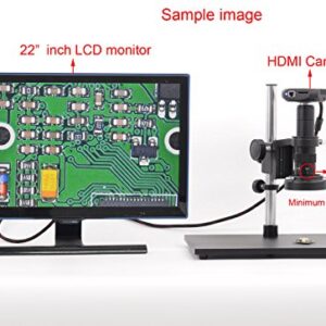 Metal Boom Stereo Microscope Camera Table Stand Holder 50mm Ring +180X Zoom C-Mount Lens (180X Zoom Lens)