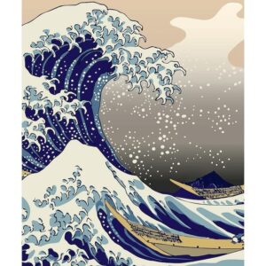 CafePress Hokusai The Great Wave Off Kanagawa Throw Blanket Super Soft Fleece Plush Throw Blanket, 60"x50"