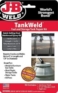 j-b weld 2110 metal fuel tank repair kit , gray