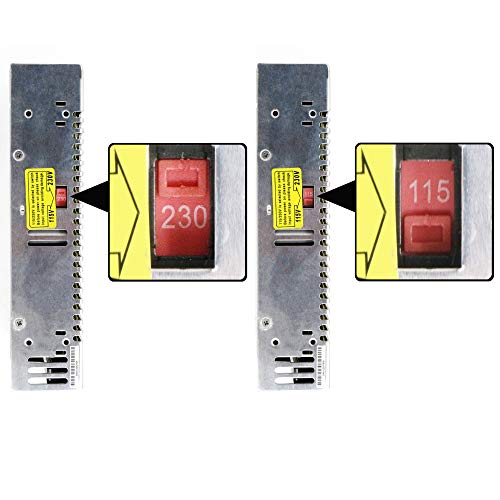 400W 60V Switch Power Supply, DC Power S-400-60 6.6A for CNC Router Single Output Foaming Mill Cut Engraver Plasma