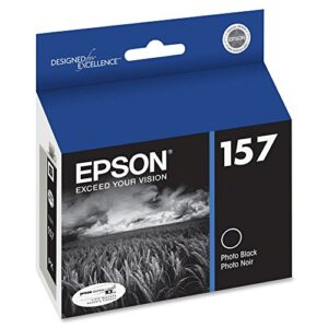 epson t157120 (157) ultrachrome k3 ink, photo black