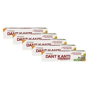 patanjali dant kanti toothpaste(pack of 5 - 200g each) by patanjali