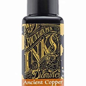 Diamine 30 ml Bottle Fountain Pen Ink, Ancient Copper by Diamine