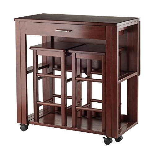 Winsome Wood Fremont Space Saver Set Walnut/3 Piece