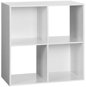 onespace 50-41201 4-cube organizer, white