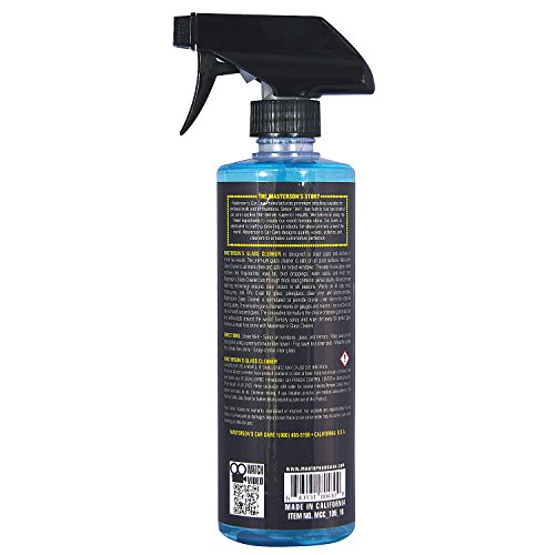 Masterson's Car Care MCC_105_16 Glass Cleaner - Streak-Free Shine Safe for Clear and Tinted Windows - Water Repelling Technology Keeps Glass Ultra Clean (16 oz)