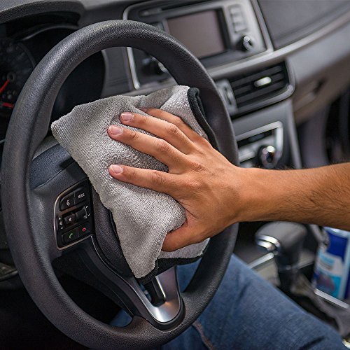 Chemical Guys MIC102303 16" X 16" Microfiber Detailing Towel, 3 Pack , Grey