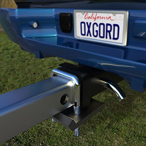 OxGord Hitch Tightener for 1.25" to 2" Inch Hitches - Anti-Rattle Stabilizer - Heavy-Duty Lock Down Trailer Tow Clamp Silencer, Rust Free 304 Stainless Steel