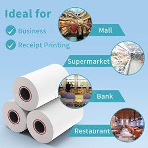 MFLABEL 50 Rolls 2 1/4" x 165' Thermal Paper Cash Register POS Receipt Paper