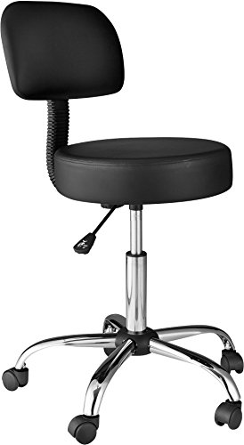 OneSpace Medical Stool, Black