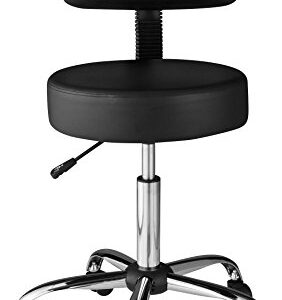 OneSpace Medical Stool, Black