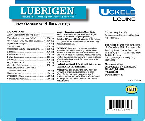 Uckele Lubrigen Pellets, 4lb