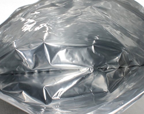 AwePackage Mylar Aluminum Foil Zipper Bag for Long Term food storage and collectibles - vacuum seal (10, 1.5 Gallon(12x16"))