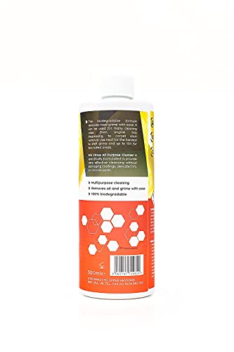 Gtechniq - W5 Citrus All Purpose Cleaner - Removes Oil and Grime with Ease; Does Not Damage Wax or Coatings; 100% Biodegradable; Use on Engine Bays or Carpet Stains to Remove Grease (500 milliliters)