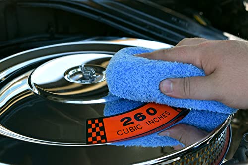 The Rag Company - Ultra Premium Korean Eagle Microfiber Detailing Applicator Sponge - Versatile Detailing Tool, Extra Absorbent, Able to Withstand Numerous Uses, 3in x 5in, Blue (2-Pack)