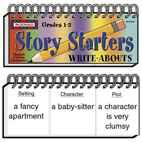 McDonald Publishing MC-W2021 Story Starters Write-Abouts Booklet, Grade: 1 to 3, 0.6" Height, 8.9" Wide, 3.4" Length