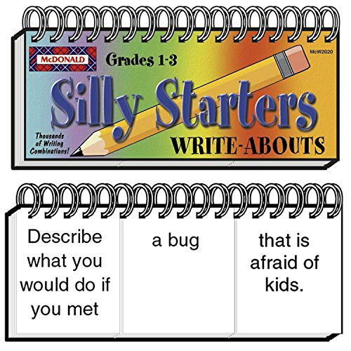 McDonald Publishing MC-W2020 Silly Starters Write-Abouts Booklet, Grade: 1 to 3, 0.8" Height, 3.6" Wide, 8.8" Length