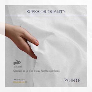 Pointehaven Flannel Deep Pocket Set with Oversized Flat Sheet, Twin XL, Sylvan