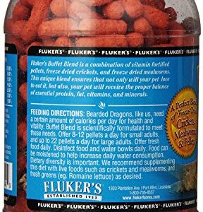 Fluker's Buffet Blend Adult Bearded Dragon Formula, 2.9 Ounce (Pack of 2 - 5.8oz Total)