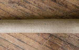 Burlapper Burlap Jute Fabric, 40 Inch x 5 Yards, 12 oz Decorator Quality