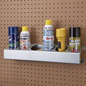 Space Saving Aerosol Spray Paint Can Storage System Rack Shelf Organizer - Made in USA - Garage Home Workshop - Wall Mounted - Holds 6 Cans