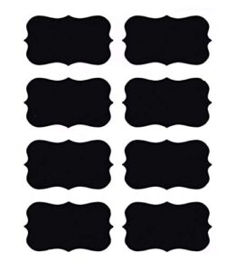 36pcs chalkboard labels reusable blackboard stickers for the kitchen, pantry, mason jars, wine glasses