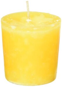 aroma naturals votive candles essential oil orange scented, lavender and tangerine, 6 count