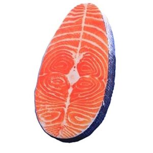 washable amusing simulation tasty salmon fish sushi pillow cushion home decor