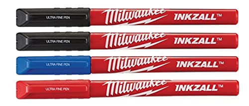 Milwaukee 48-22-3165 4PK INKZALL Color Ultra Fine Point Pen