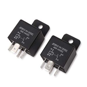 ehdis car relay 4 pin 12v 40amp spst model no.: jd2912-1h-12vdc 40a 14vdc, auto switches & starters,pack of 2