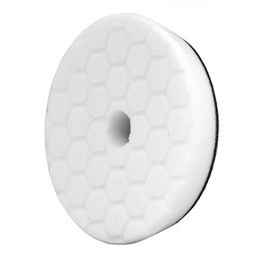 Chemical Guys BUFX114HEX6 Hex-Logic Quantum Light-Medium Polishing Pad, White (6.5 Inch Pad made for 6 Inch backing plates)