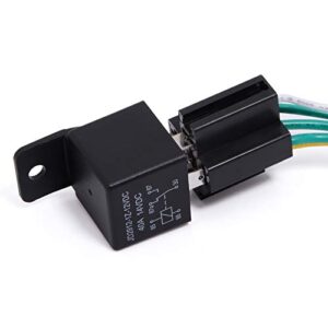 EHDIS 12V Motor Relay 5 Pin Coil 40amp Spdt Model No.: JD2912-1Z-12VDC 40A 14VDC, Contactor Relay Switch Power, Auto Switches & Starters, 2 Pack