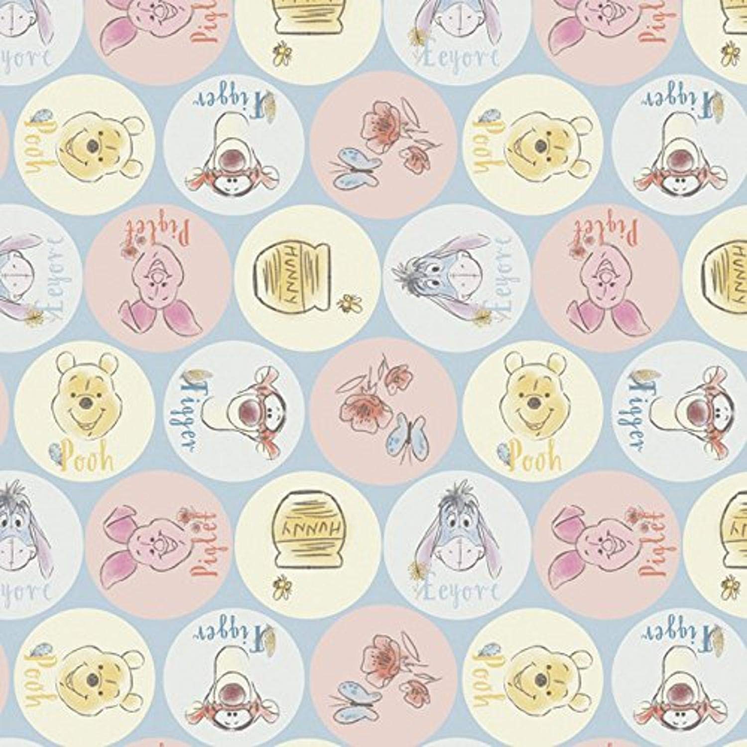 Springs Creative 59539-A620715 Disney-Pooh Everyday 43/44" 100% Cotton 15yd D/R